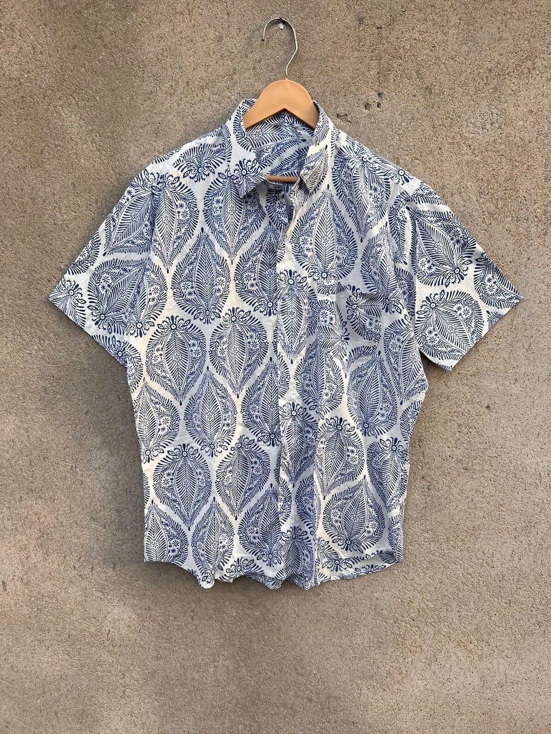 Unique Summer Shirt for Men, 100% Pure Cotton Lightweight Half Sleeve ...