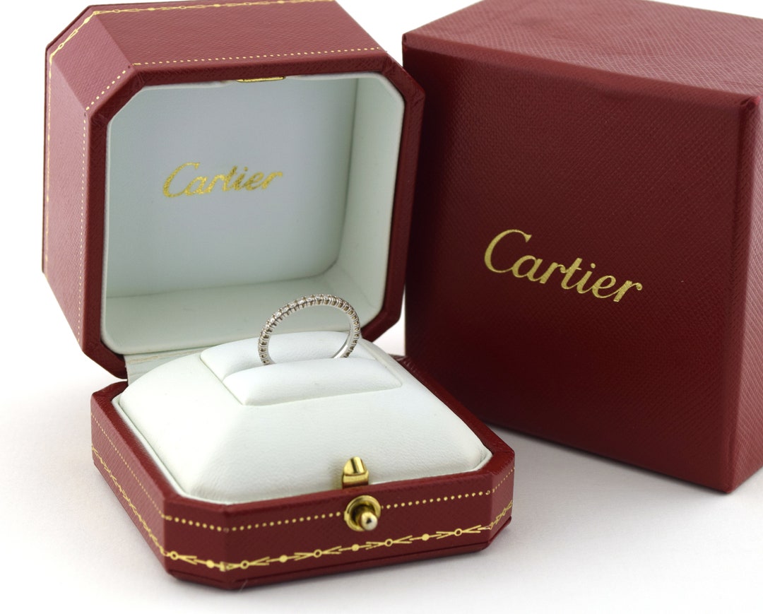 Cartier Full-setting Diamond Wedding Band Made of 18karat - Etsy