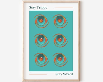Weird Eye Art Print - Etsy