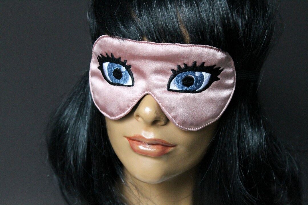 Beautiful Ophelia With Blue Eyes Slate Mascara Mask Sleep Rest Night ...