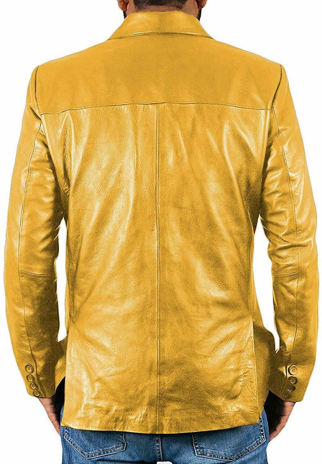 Men's Genuine Lambskin Leather Blazer - Custom Fit, Plus Size - Etsy
