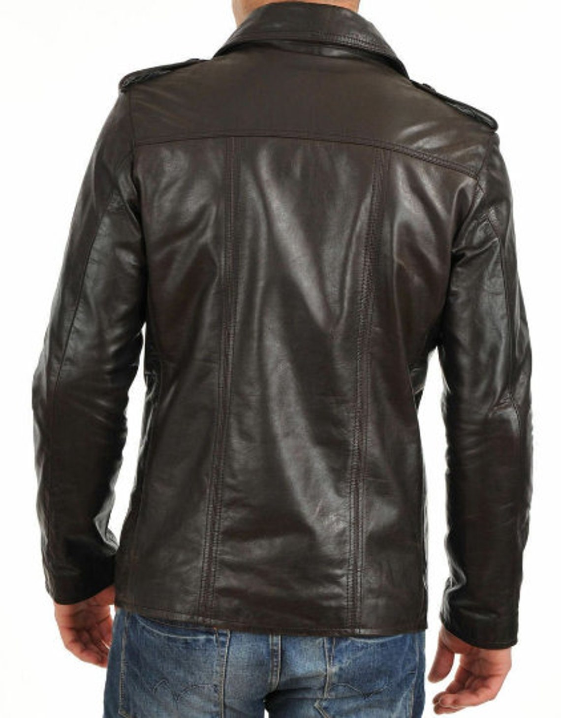 Men's Leather Jacket / Genuine Lambskin Leather Jacket / - Etsy
