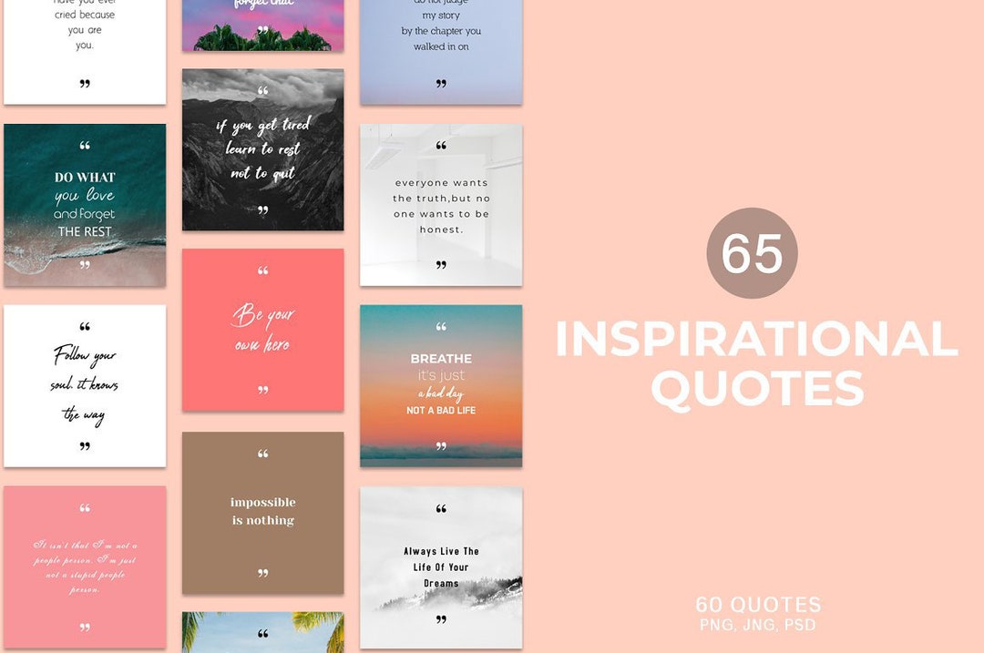 65 Instagram Post Quotes, Social Media Phrase, Ispirational Quotes ...