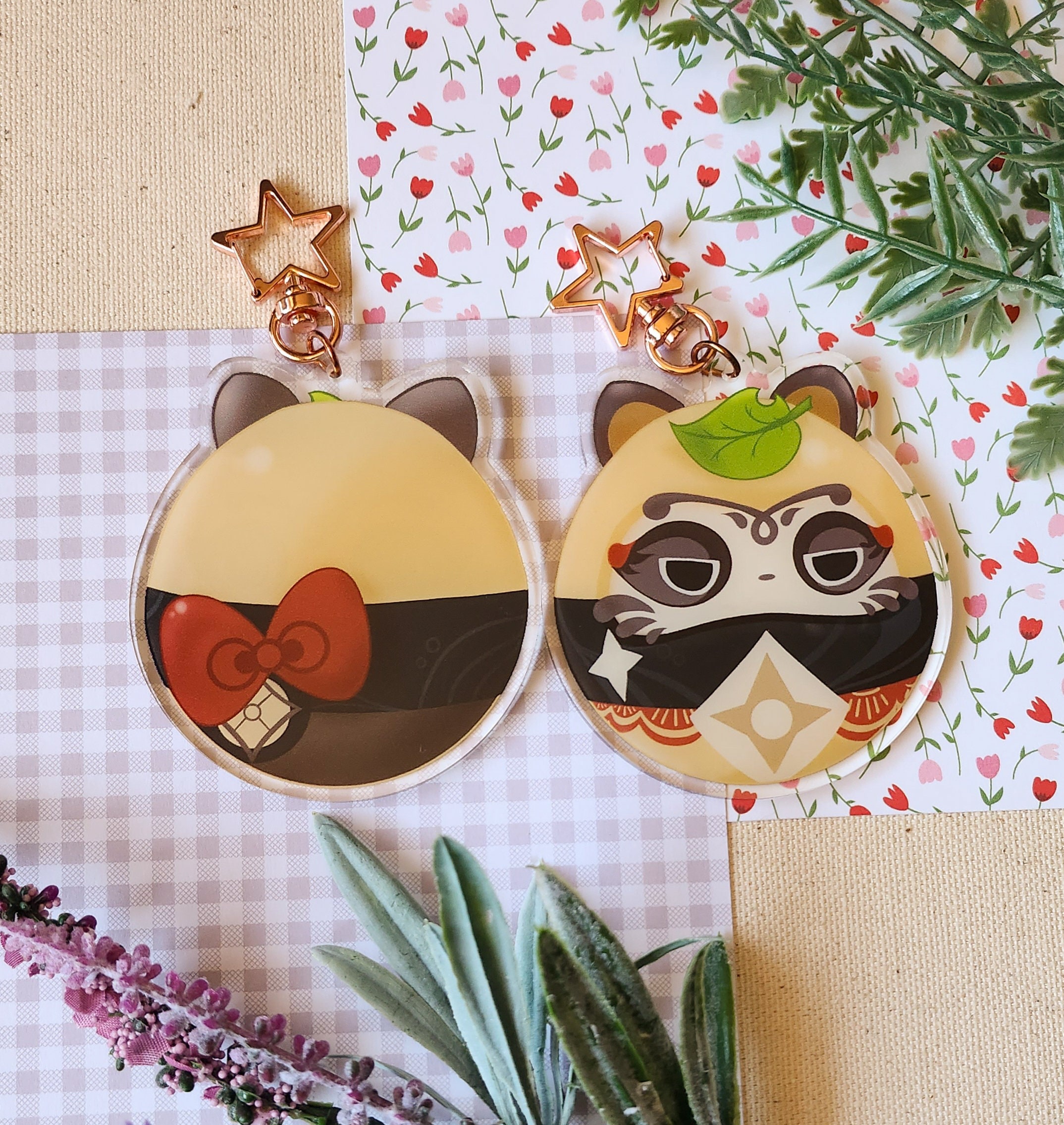 Genshin Impact Fanart Sayu Muji Muji Daruma Double Sided Acrylic ...