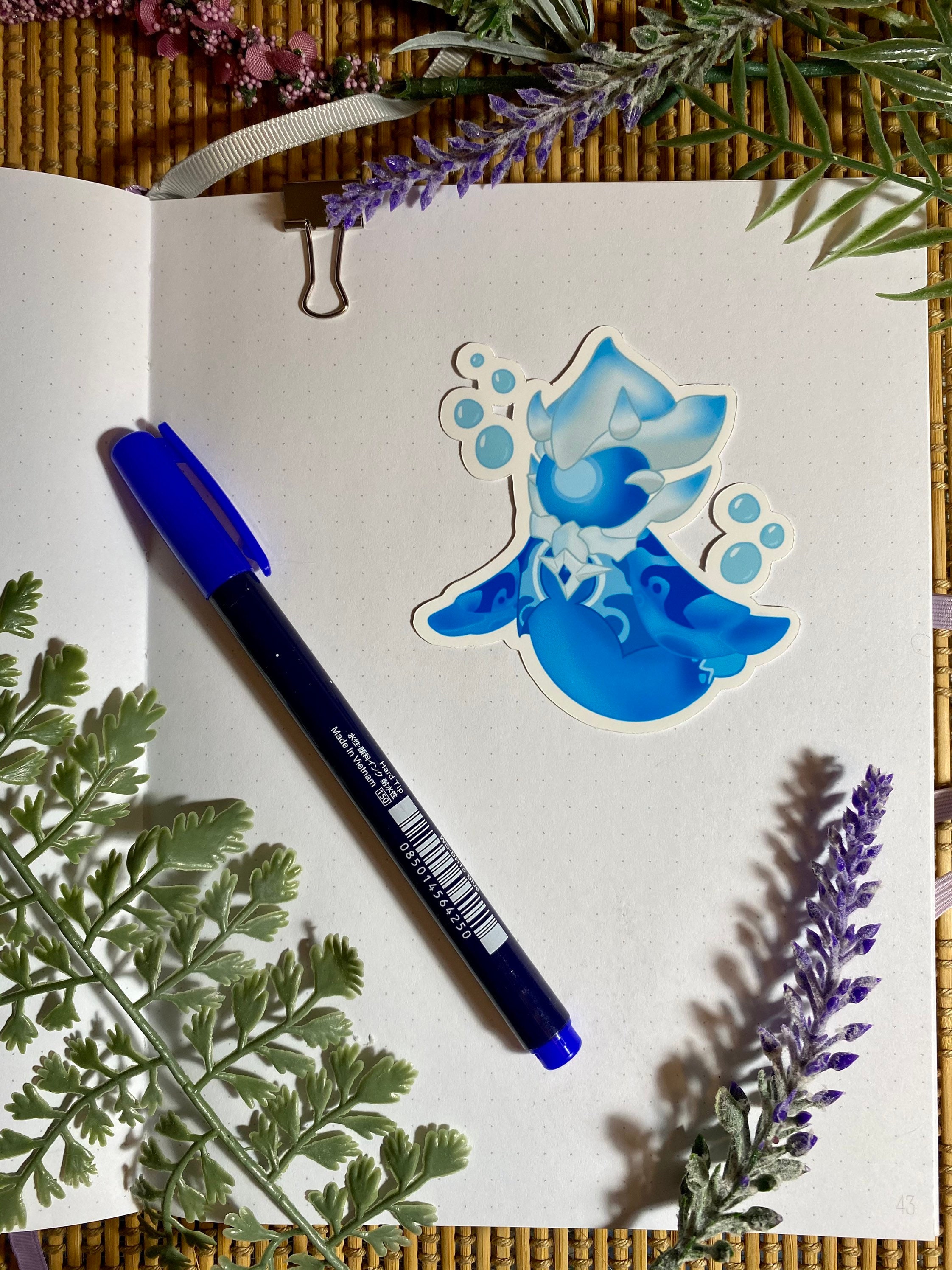 Genshin Impact Endora Diecut Glossy Vinyl Sticker - Etsy