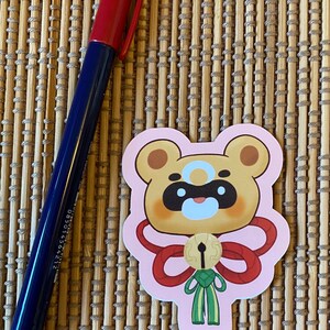 Genshin Impact Diecut Glossy Vinyl Guoba Xiangling Stickers - Etsy