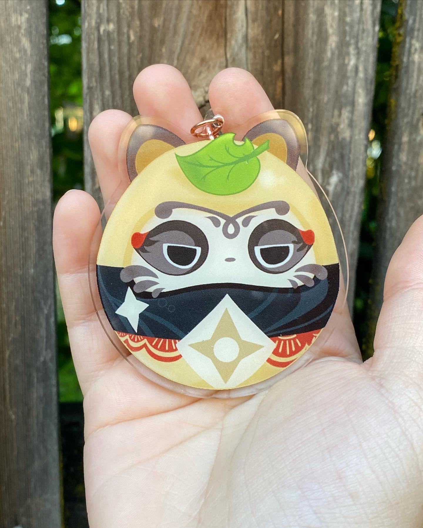 Genshin Impact Fanart Sayu Muji Muji Daruma Double Sided Acrylic ...