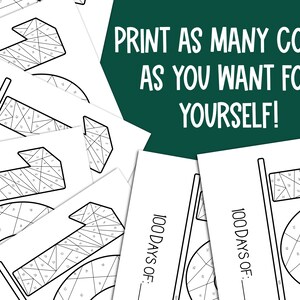 Color in 100 Day Habit Tracker, Exercise Tracking, Daily Coloring Page ...