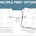 Printable 2025 Calendar Sticky Note Template, Planner Sticky Notes, 3 ...