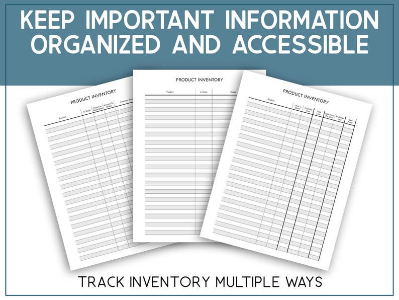 Printable Vending Machine Business Bundle, Vending Machine Inventory ...