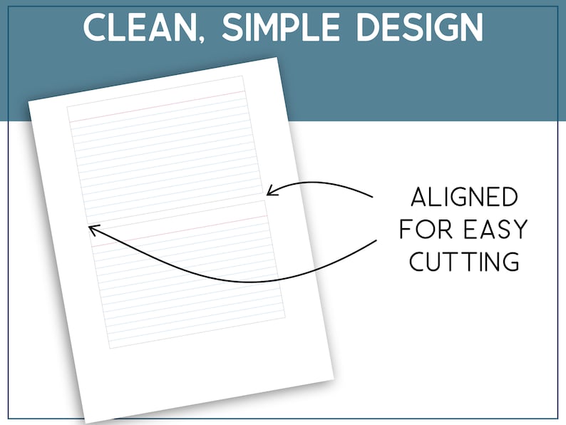 Printable 4x6 Index Cards, Printable Lined Index Cards, Unruled Blank ...