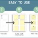Printable 2025 Calendar Sticky Note Template, Planner Sticky Notes, 3 ...