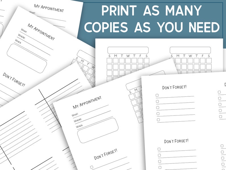 Printable Sticky Note Templates, Planner Sticky Notes, 3x3 Sticky Note ...