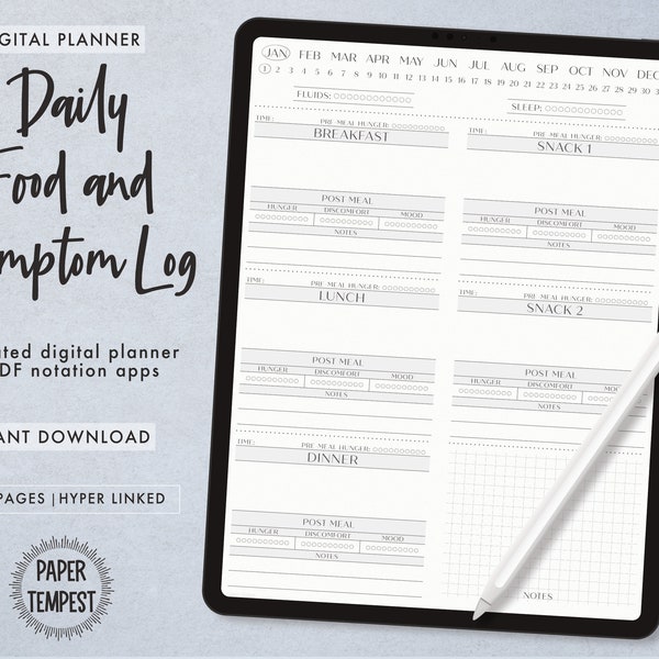 Symptom Tracker - Etsy