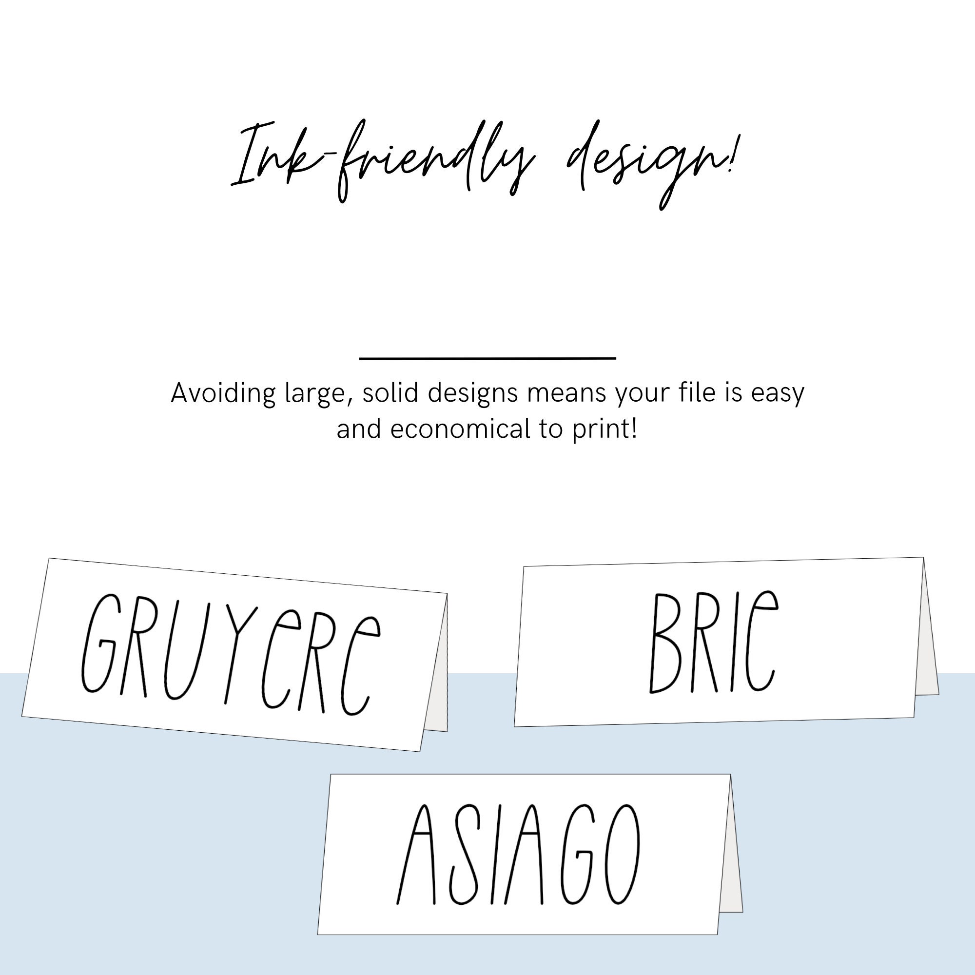 Printable Cheese Plate Labels, Charcuterie Party Tent Tags, Cheese ...