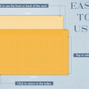 Aesthetic Digital Flashcards for Goodnotes and Notability, Hyperlinked ...
