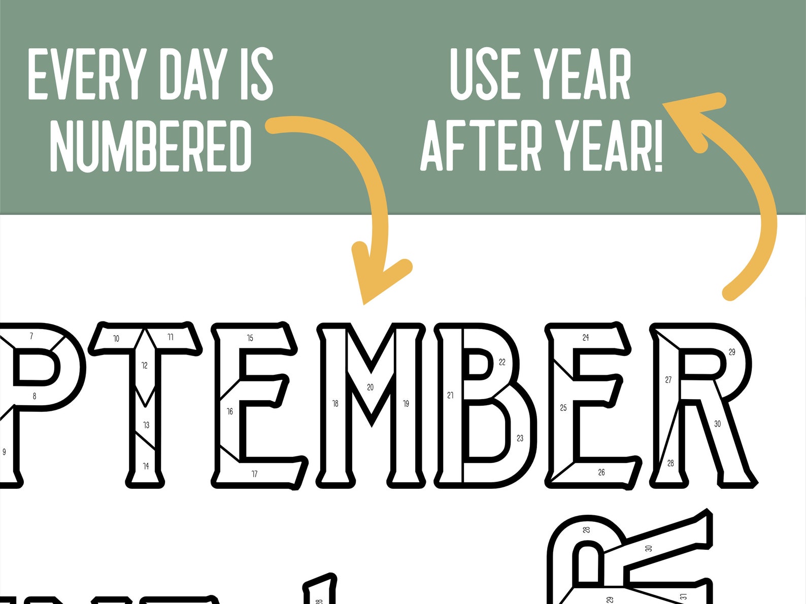 Monthly Color in Habit Tracker, Annual Exercise Tracking, Daily ...