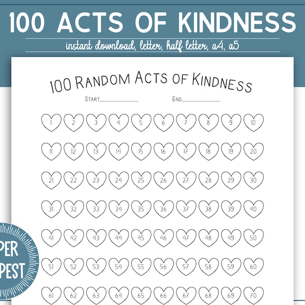 Random Acts of Kindness - Etsy