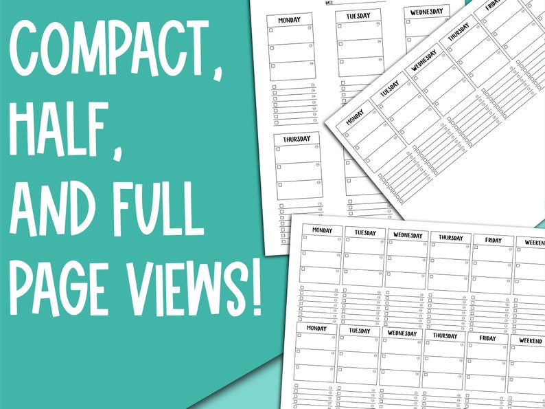 Printable Weekly Priority Planner Organizer, to Do List, Workflow ...