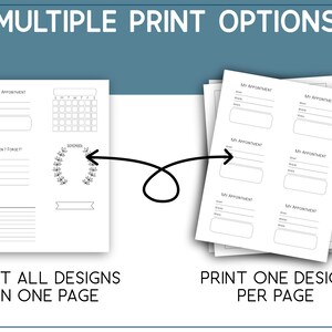 Printable Sticky Note Templates, Planner Sticky Notes, 3"x3" Sticky ...