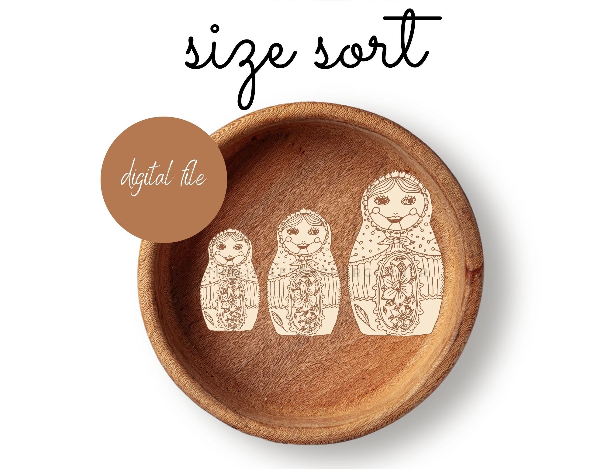 Size Sorting, Object Sorting Activity, Toddler Activity, Preschool ...