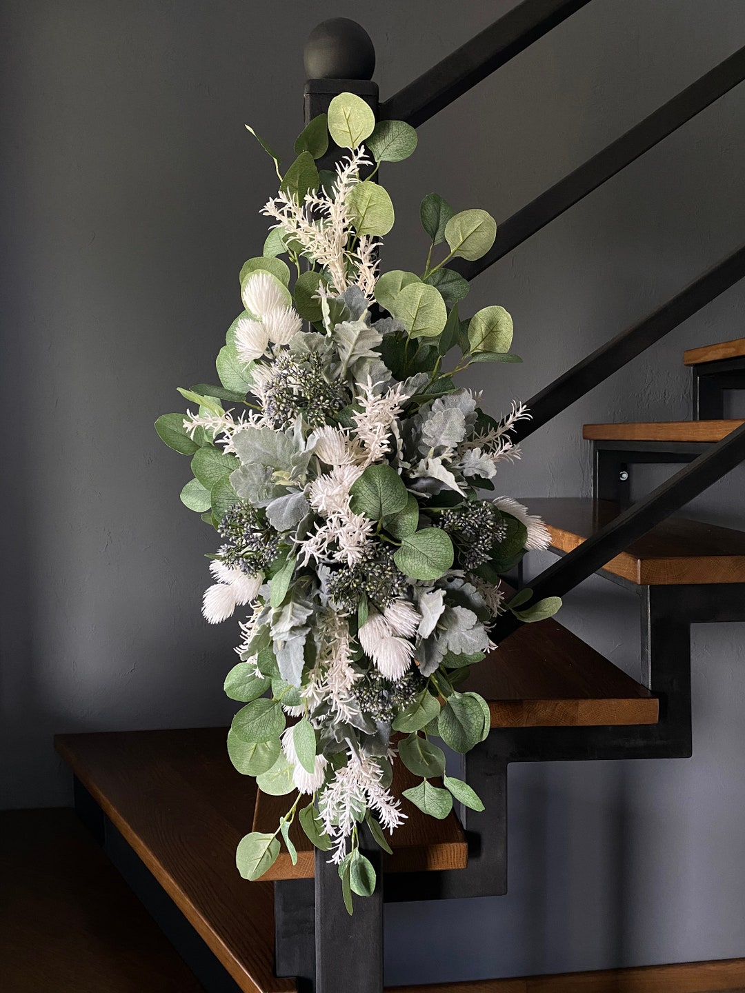 Artificial Floral Garland, Greenery Garland for Mantel, Year-round ...