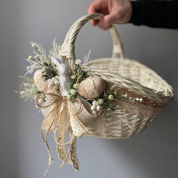 Rustic Basket - Etsy