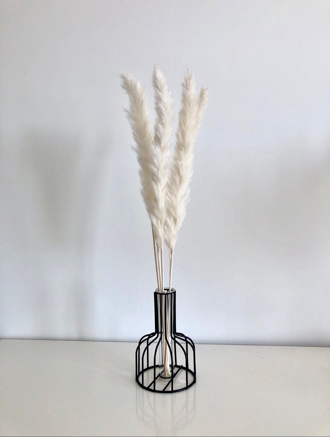 Modern Nordic Iron Vase | Ideal for Dried Flowers | Stylish Décor ...