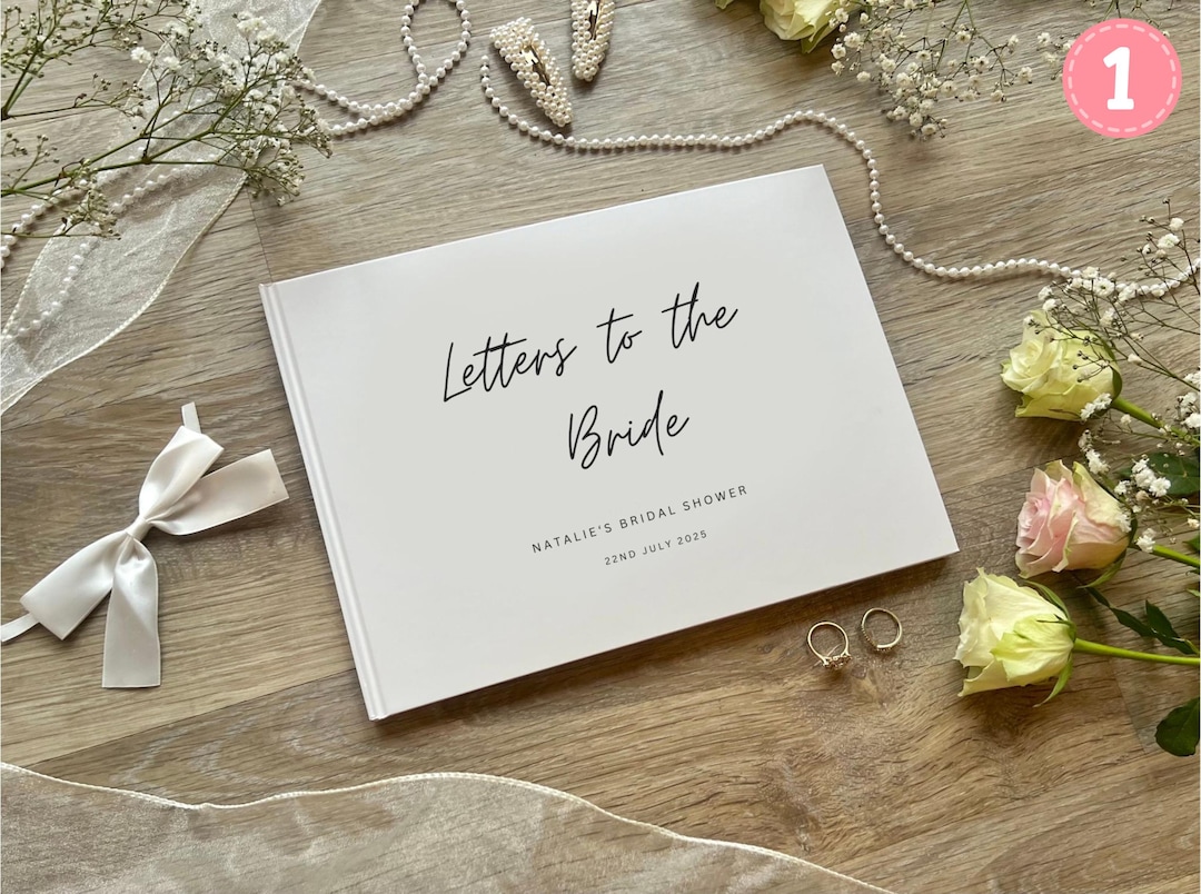 Personalized Letters to the Bride Book: Bridal Shower Keepsake - Etsy