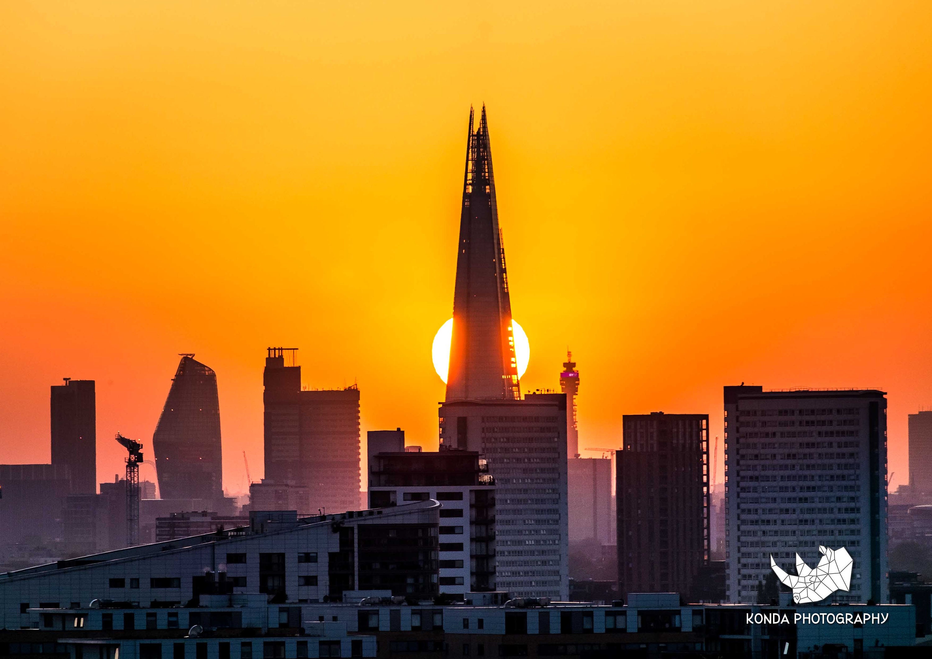 The Shard Sunset London UK Fine Art Photo Print Wall Art Home Decor New ...