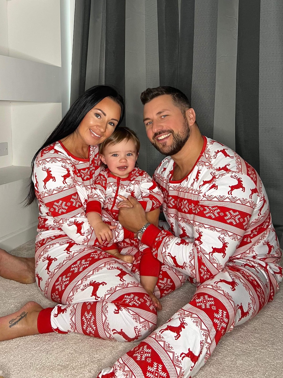Christmas Family Pyjamas | Fair Isle | Christmas Matching Pajamas ...