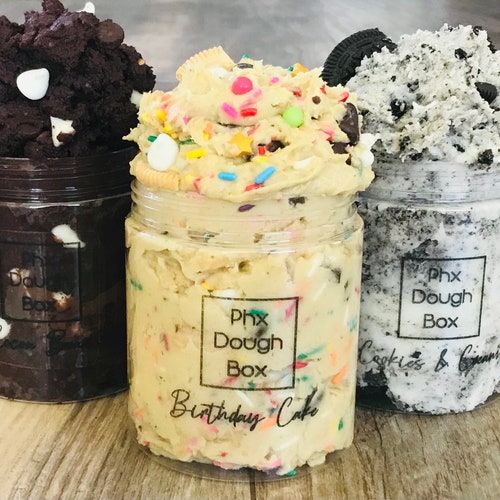 Choose 4 Edible Cookie Dough Jars 10oz Each - Etsy