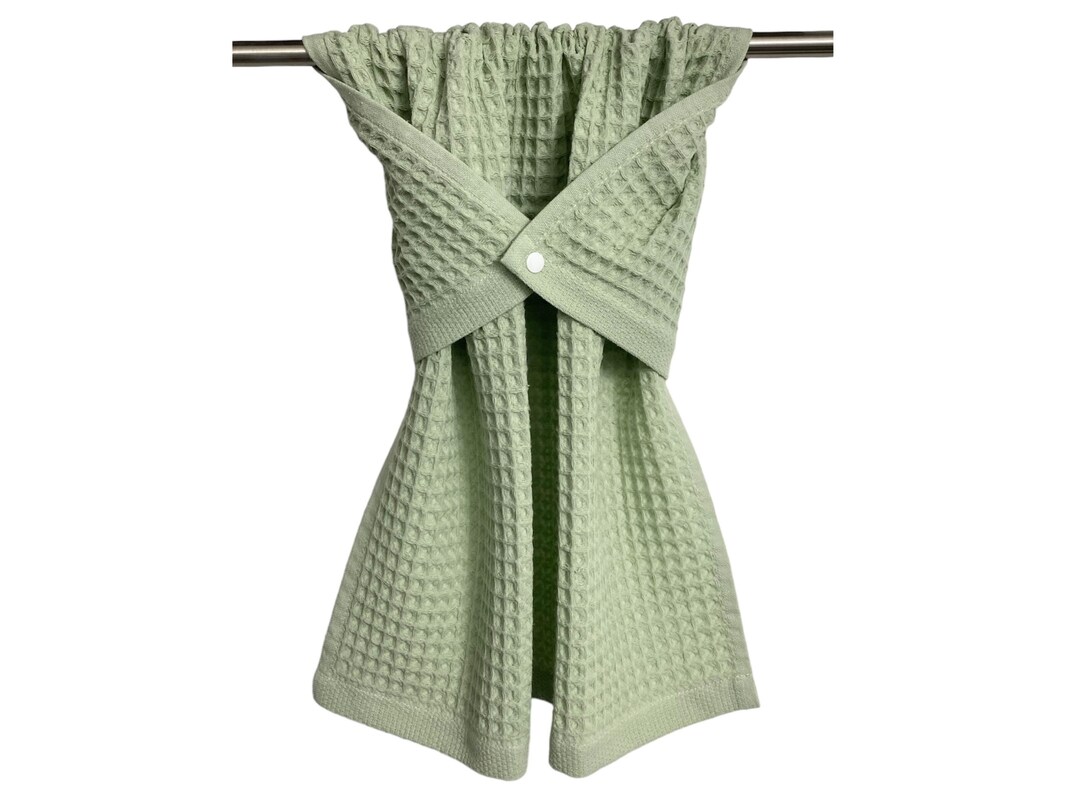 Sage Green Kitchen Dish Towel, Hand Drying Towel, Stay Put Towel, Dish Drying Towel, Towel for ...