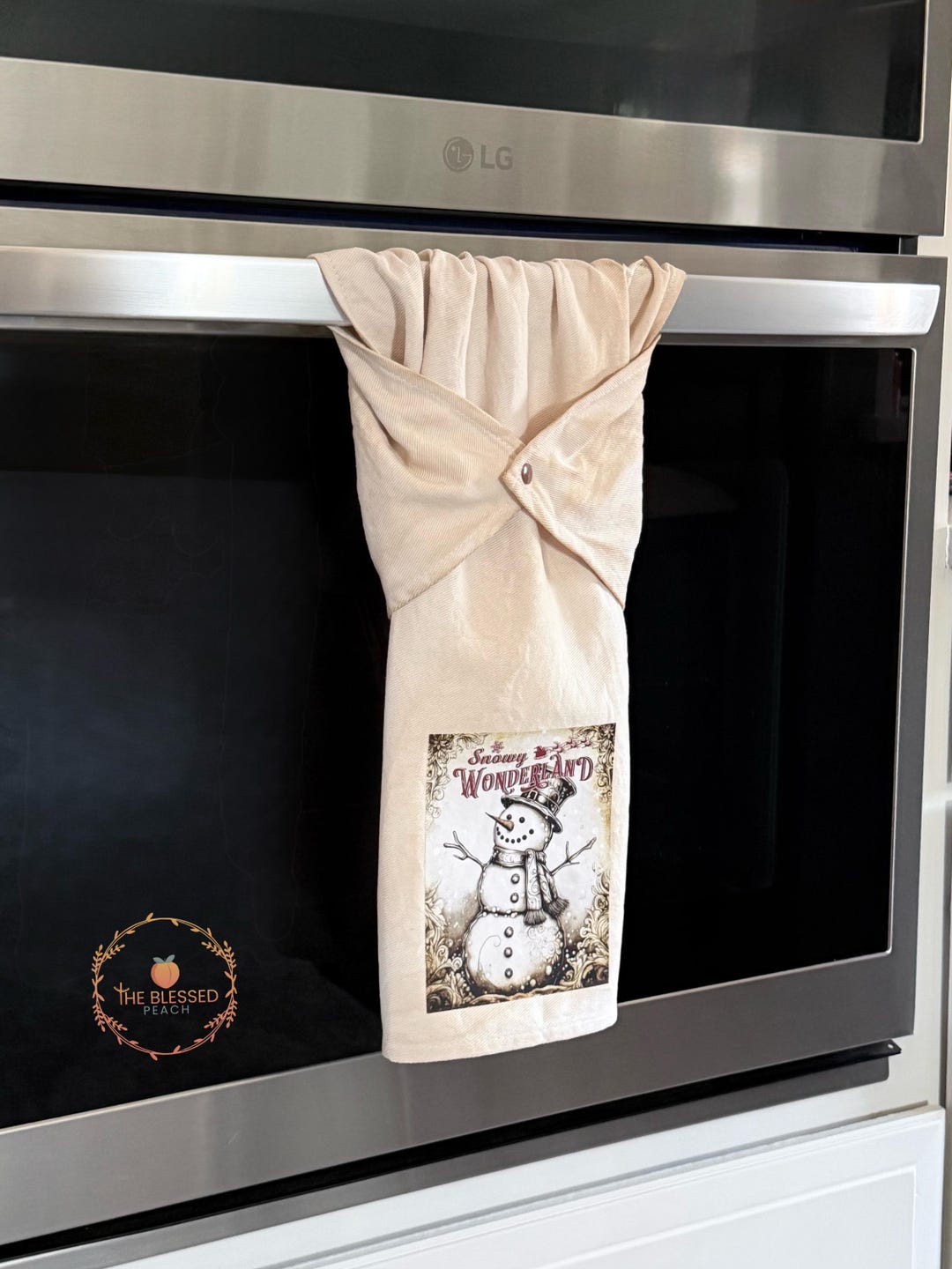 Winter Kitchen Towel, Stay Put Towel, Oven/stove Handle Towel, Kitchen ...