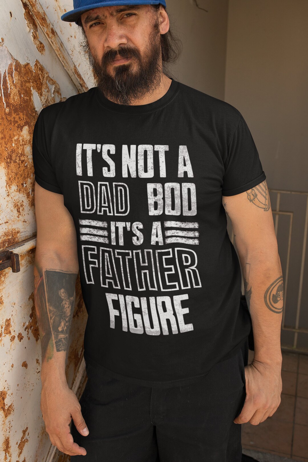 Father Figure Dad Bod T-shirt, Funny Father's Day Gift, Dad Birthday ...