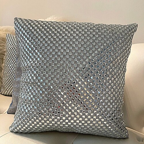Crystal Rhinestone Pillow Cover | Etsy