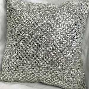 12x 20” Luxury Rhinestone Pillow Cover - Etsy