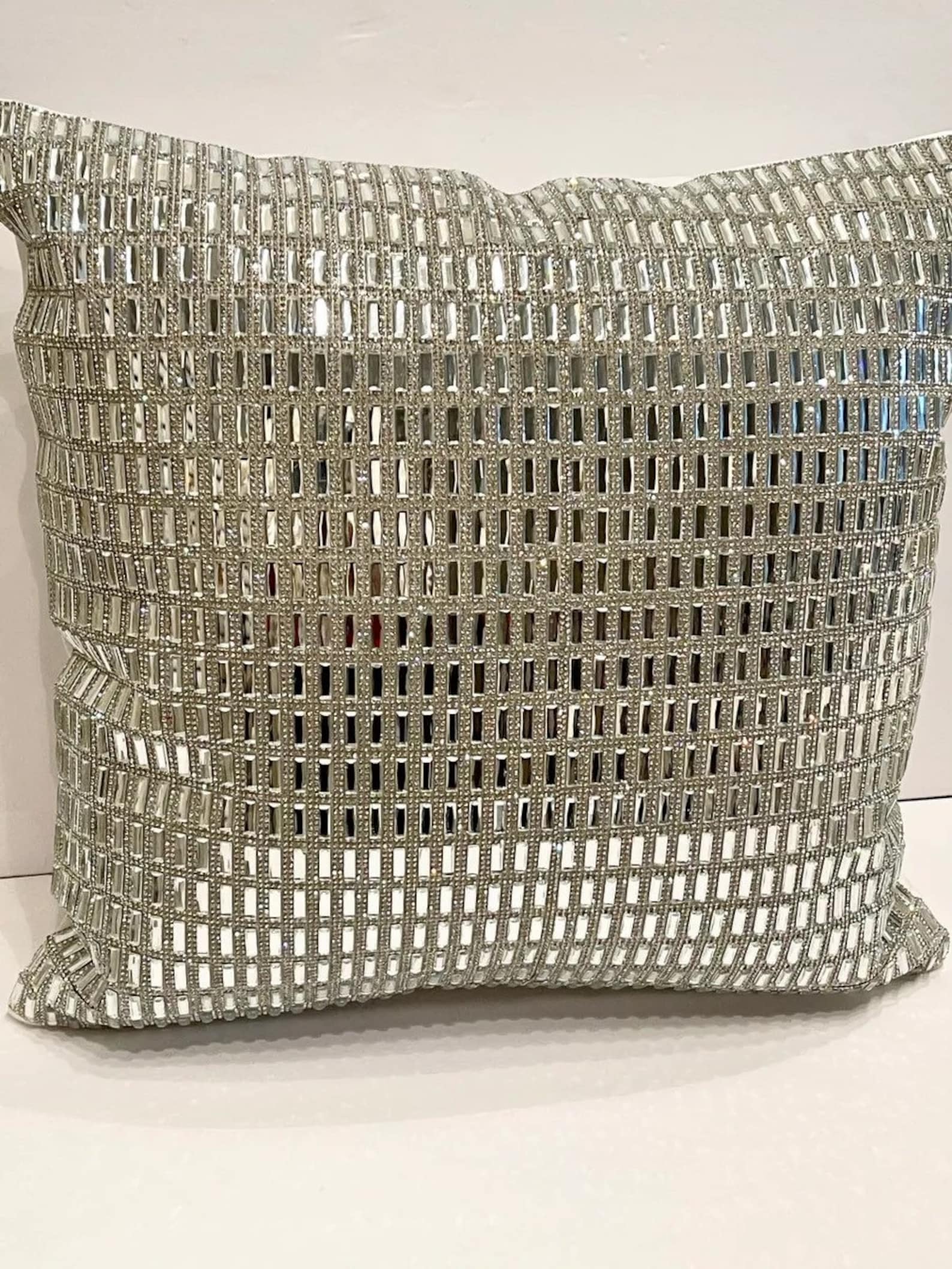 Crystal Rhinestone Pillow Cover | Etsy