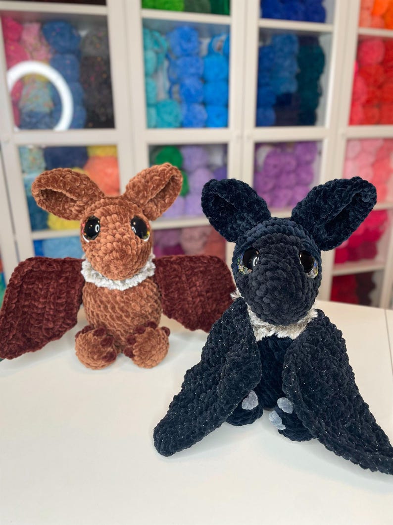 Low Sew Bat Crochet Pattern; Halloween Amigurumi Patterns; PDF Download ...