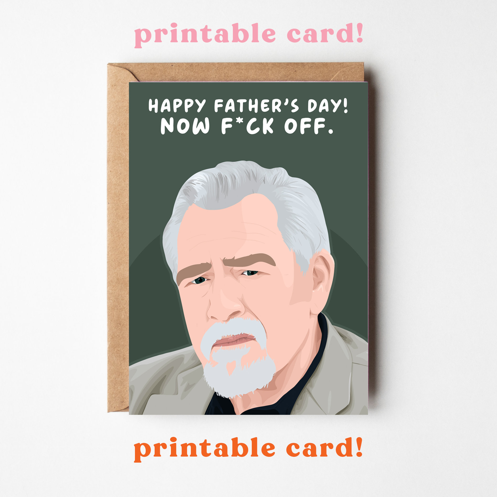 Logan Roy Succession Father's Day Card - Etsy
