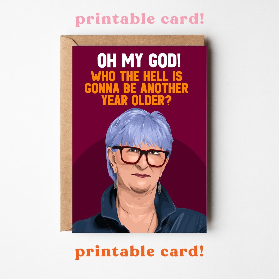 Printable Linda the Traitors Birthday Card - Etsy