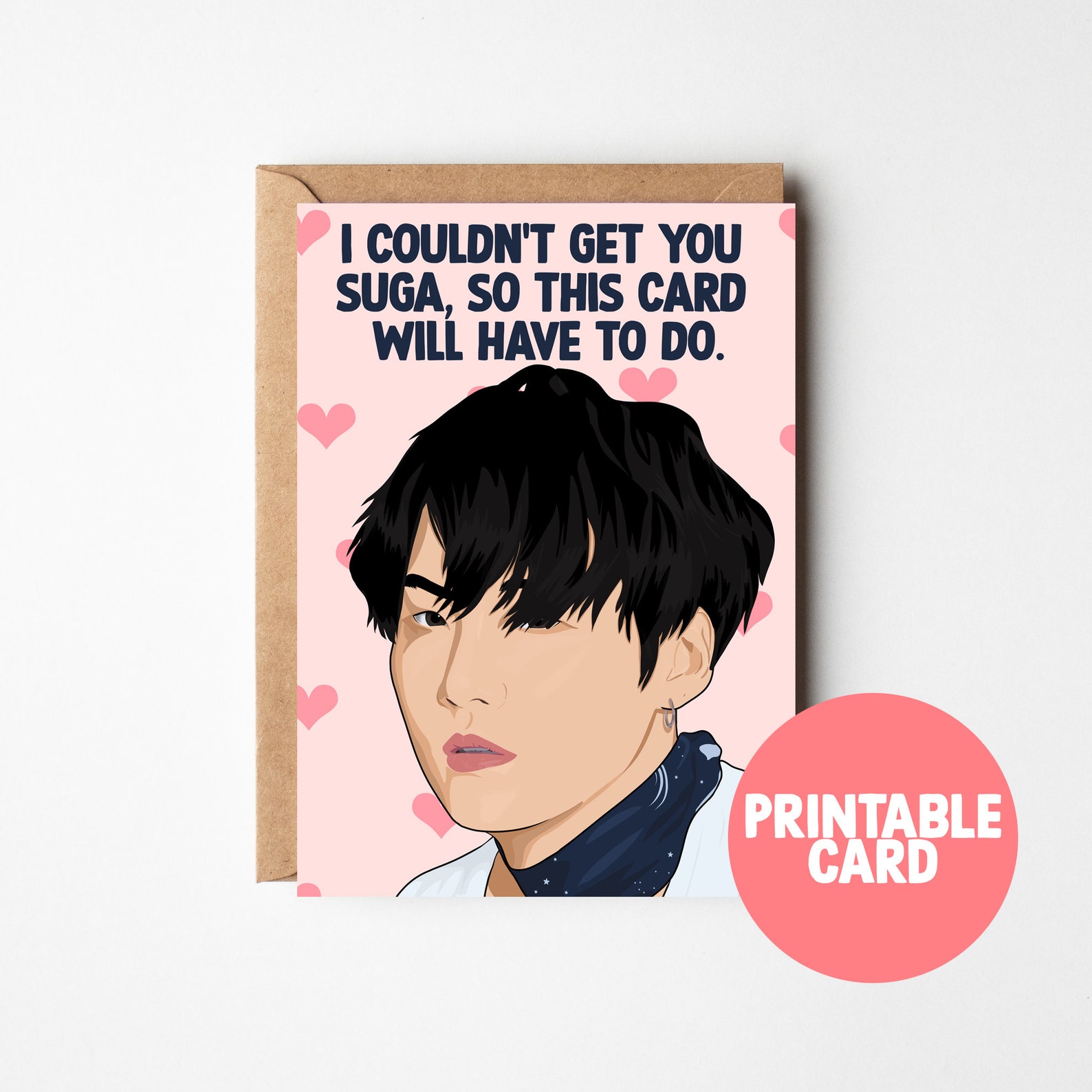 Printable Suga Card Digital Download - Etsy