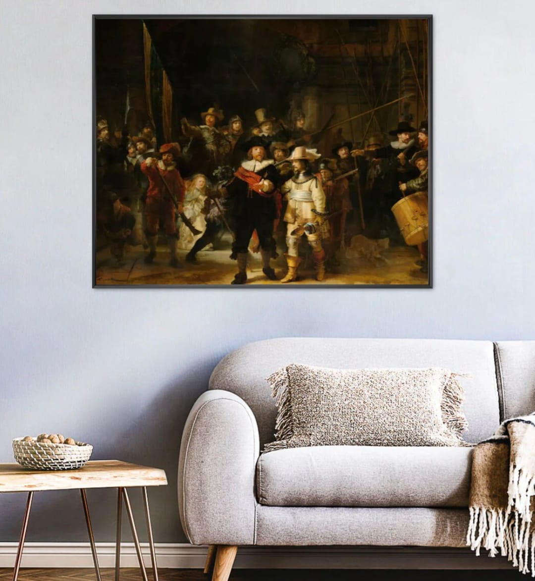 The Night Watch, Rembrandt Van Rijn, Printable Wall Art, Famous Artwork ...