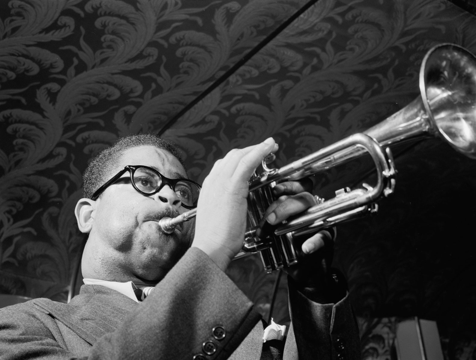 Portrait of Dizzy Gillespie 1947 Vintage Photo Poster - Instant ...