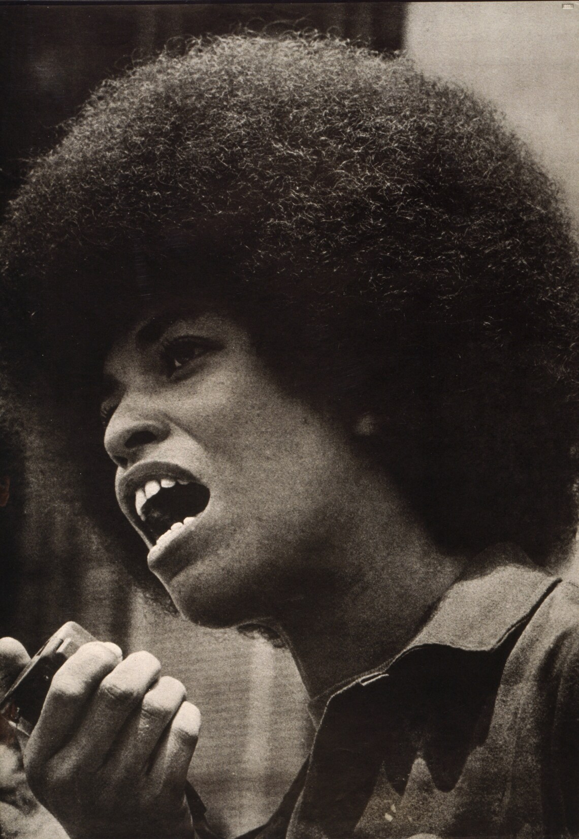 Angela Davis Speech - Vintage Photo Poster - Instant Download Easy ...