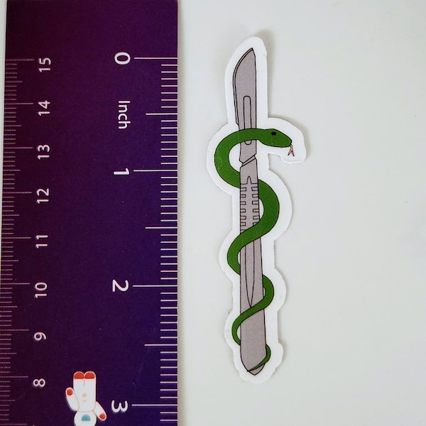 Rod of Asclepius - Etsy
