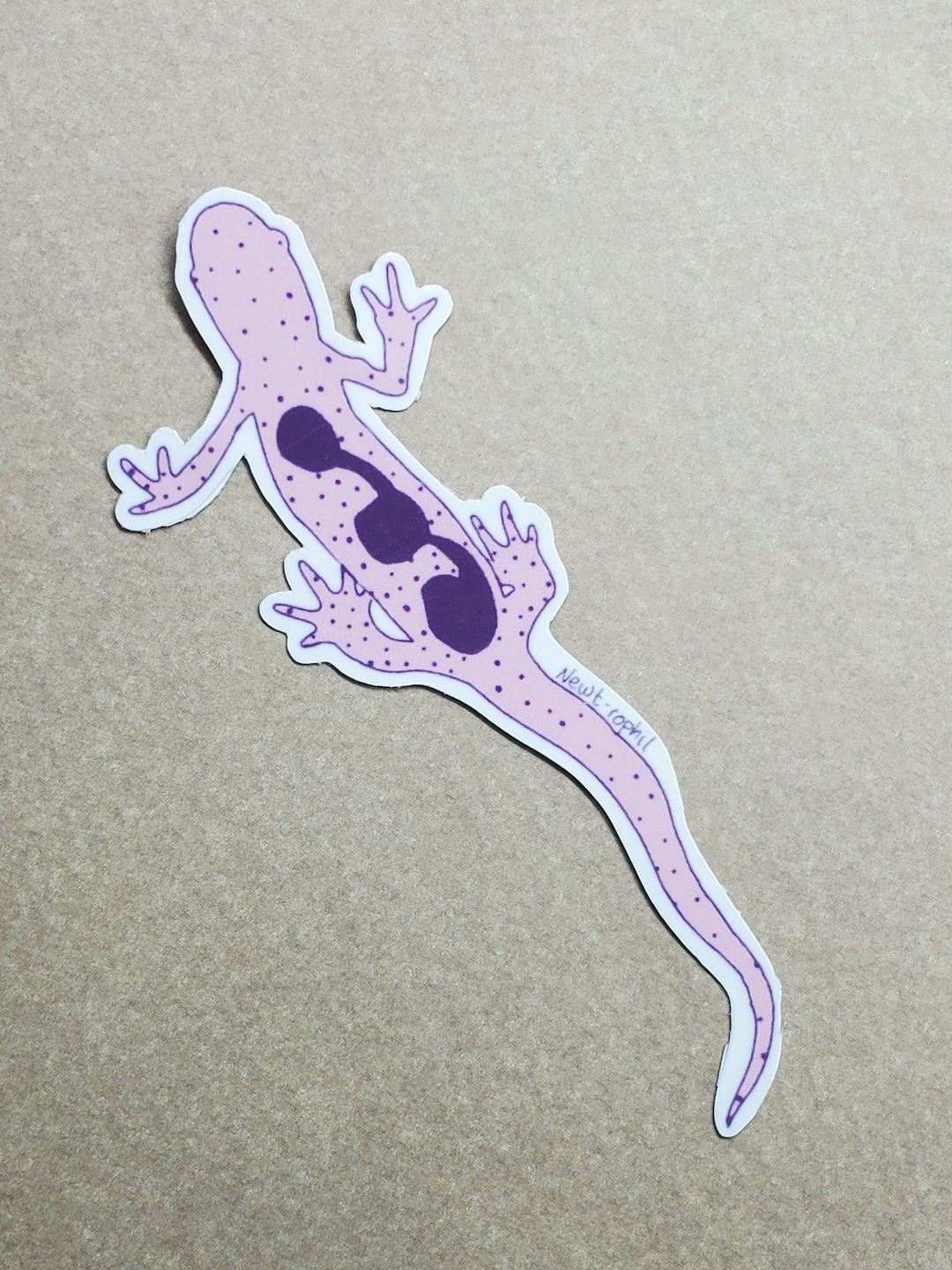 Newt-rophill Sticker: Neutrophil Newt Pun Sticker - Etsy