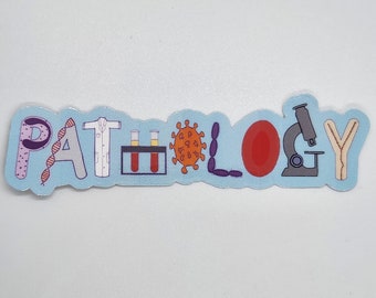 Pathology University Logo Vinyl Sticker - Etsy