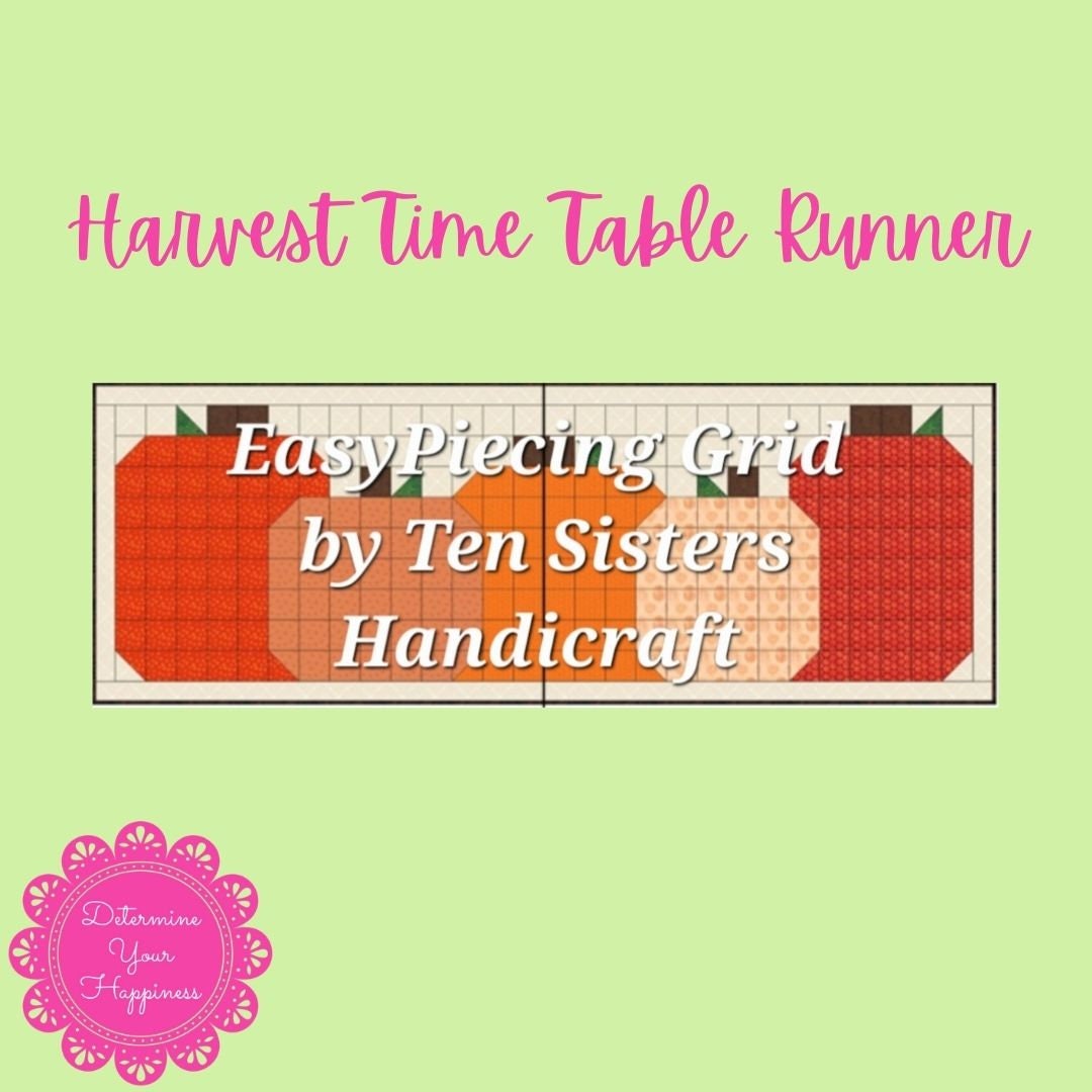 FREE Harvest Time 2 Panel Pattern W/ Purchase Easypiecing Grid by ...