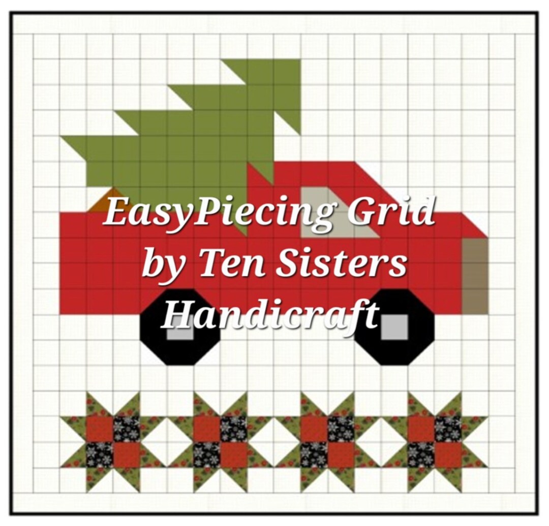 FREE Holiday Delivery 3-panel Pattern W/ Purchase Easypiecing Grid From ...